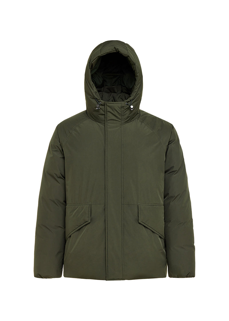 Short hooded down parka Covert | Pyrenex EN