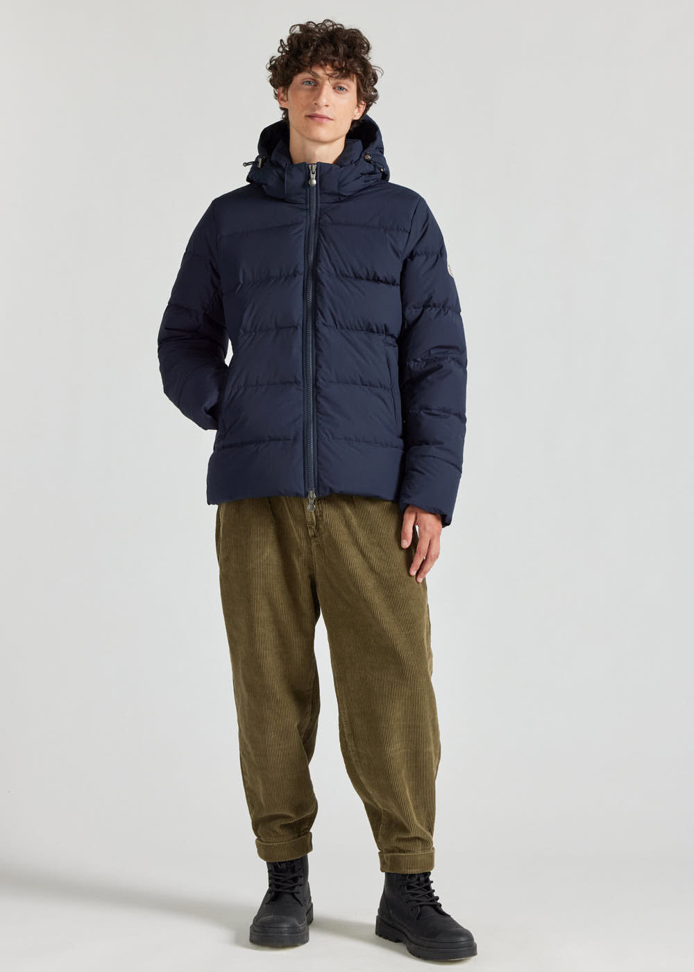 Men hooded winter down jacket Spoutnic | Pyrenex EN