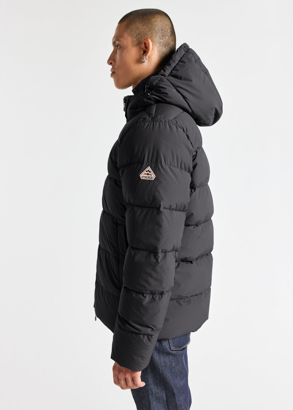 Men hooded winter down jacket Spoutnic | Pyrenex EN